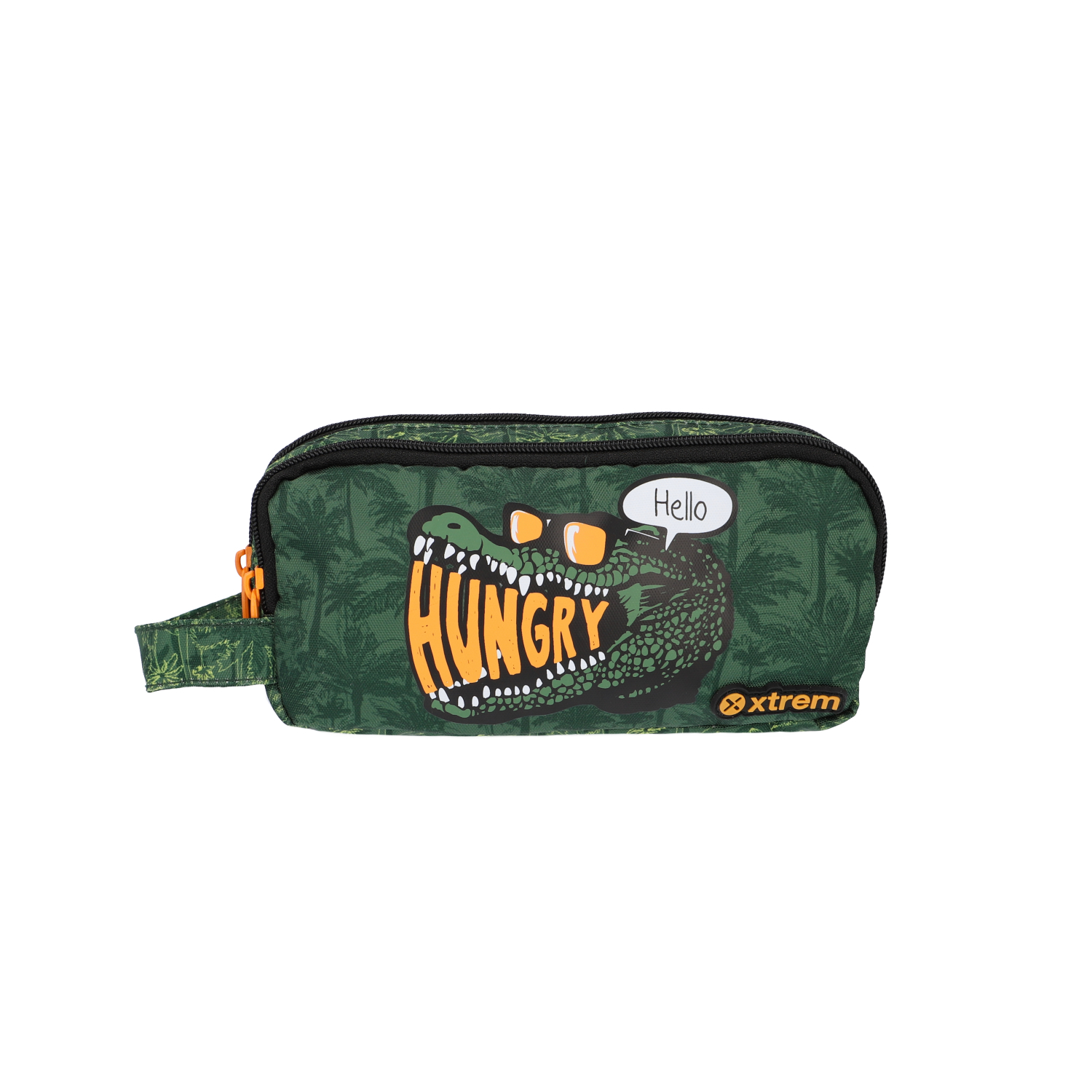 PENCIL CASE UNIVERSITY 208 GREEN CROCO | Vendôme